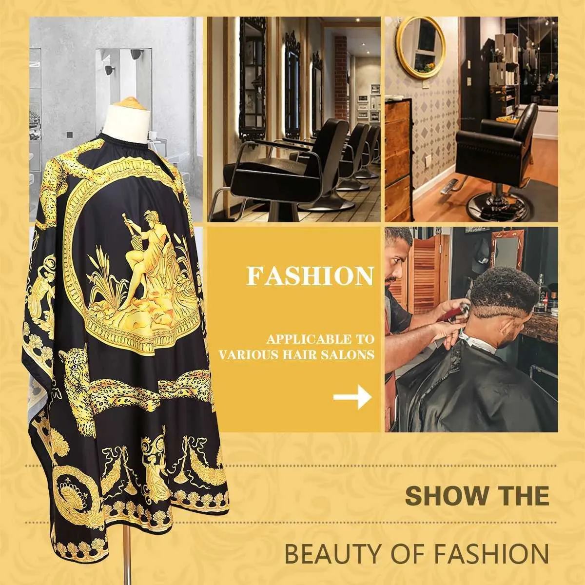 Professional Hair Cutting Cape - Salon Barber Gown, Waterproof ...
