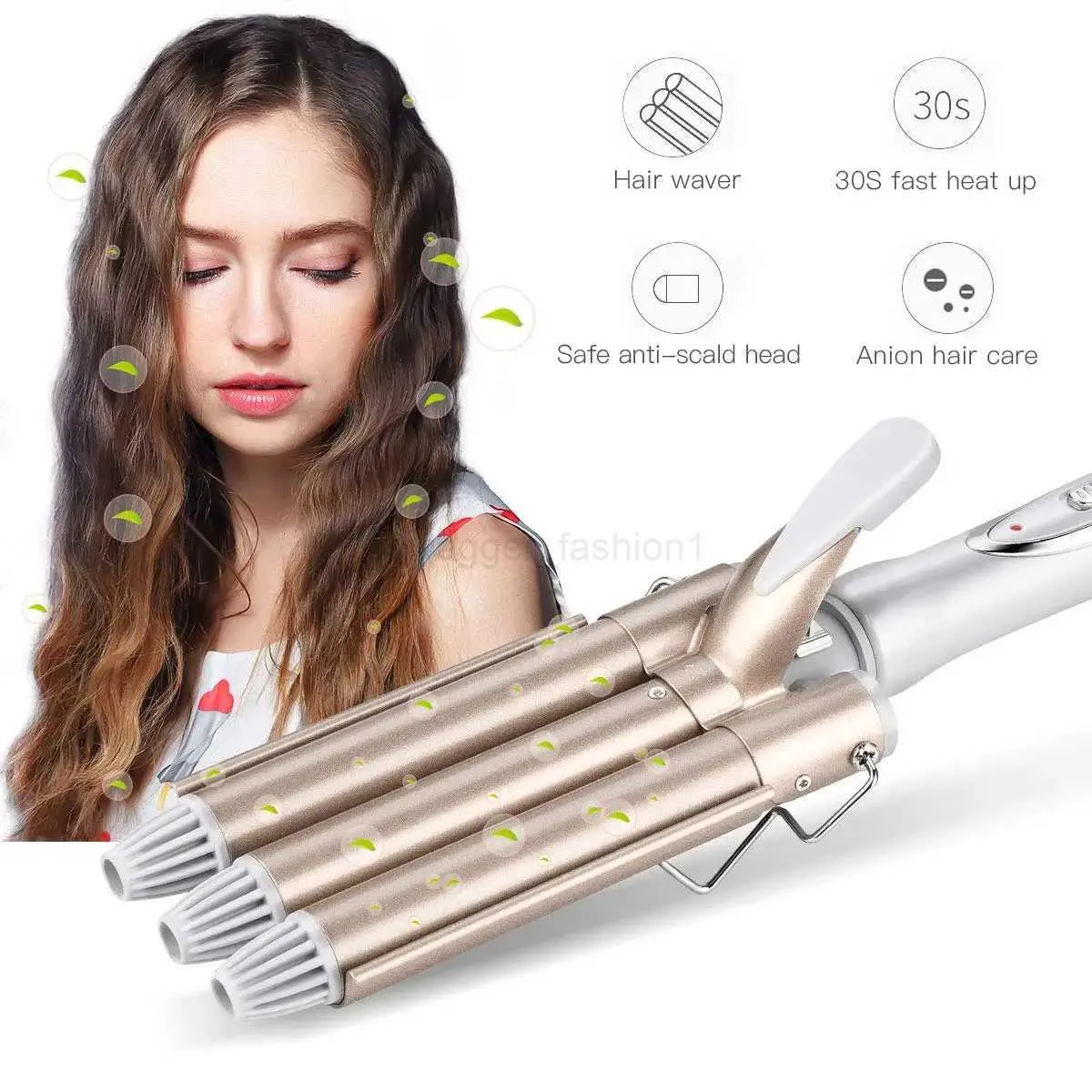 3 Barrel Waver: Professional Tourmaline Ceramic Curling Iron for ...
