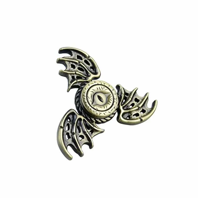 Lesiostress Metal Dragon Eye Gyro Hand Spinner Fingertip Spinning Top ...