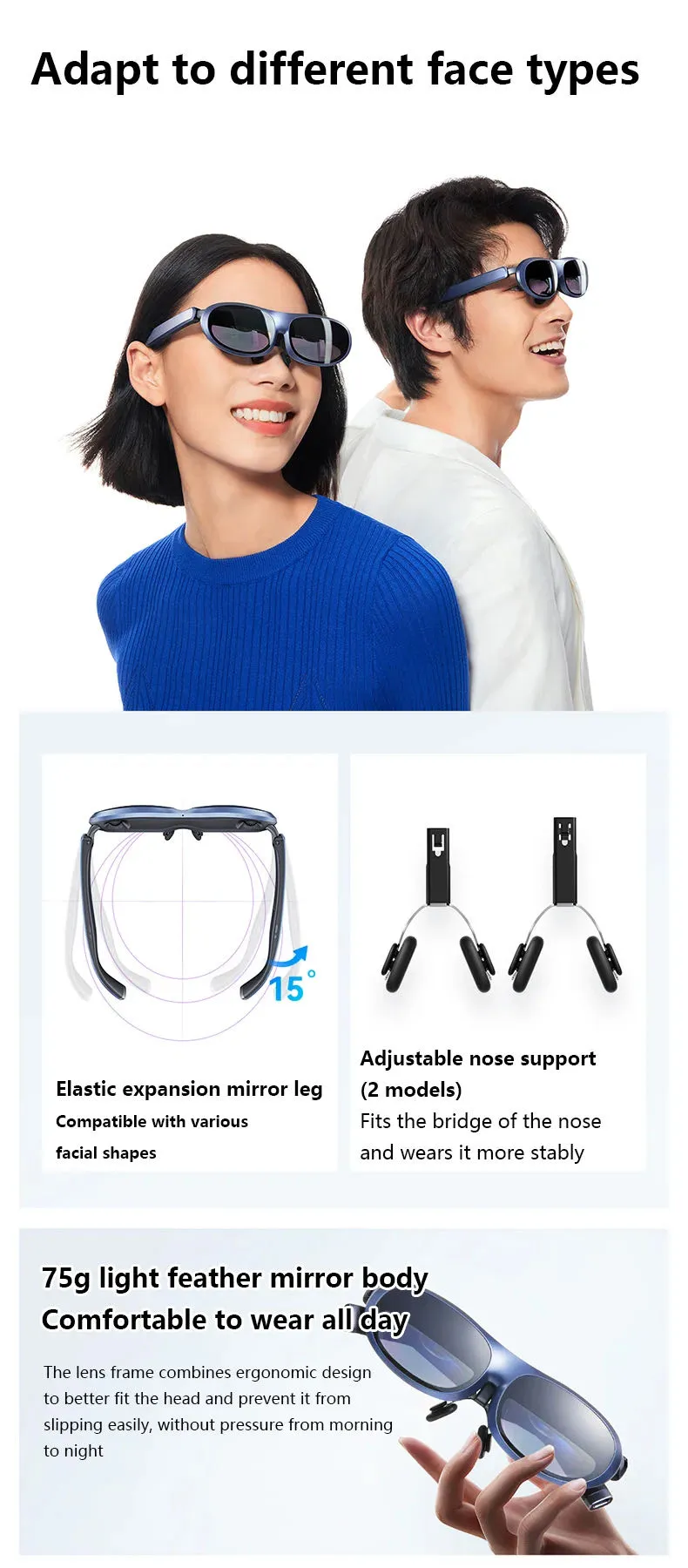 Max 3D Smart AR Glasses Micro OLED Display Game... From Airpodmax668 ...
