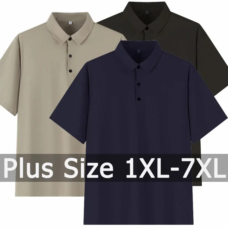 Plus Size Polo Shirts for Men - Short Sleeve, Loose Fit, 1XL-7XL. Shop ...