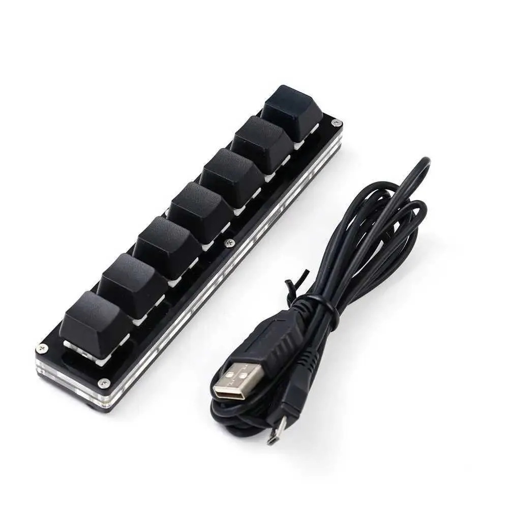 7 Keys Black Custom Mini Keypad Numpad Mechanical Keyboard OSU ...