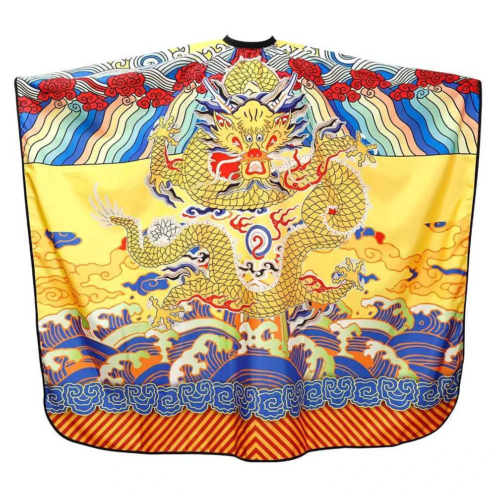 Dragon Barbershop Cutting Cape - Professional Hair Cutting Apron, Anti ...