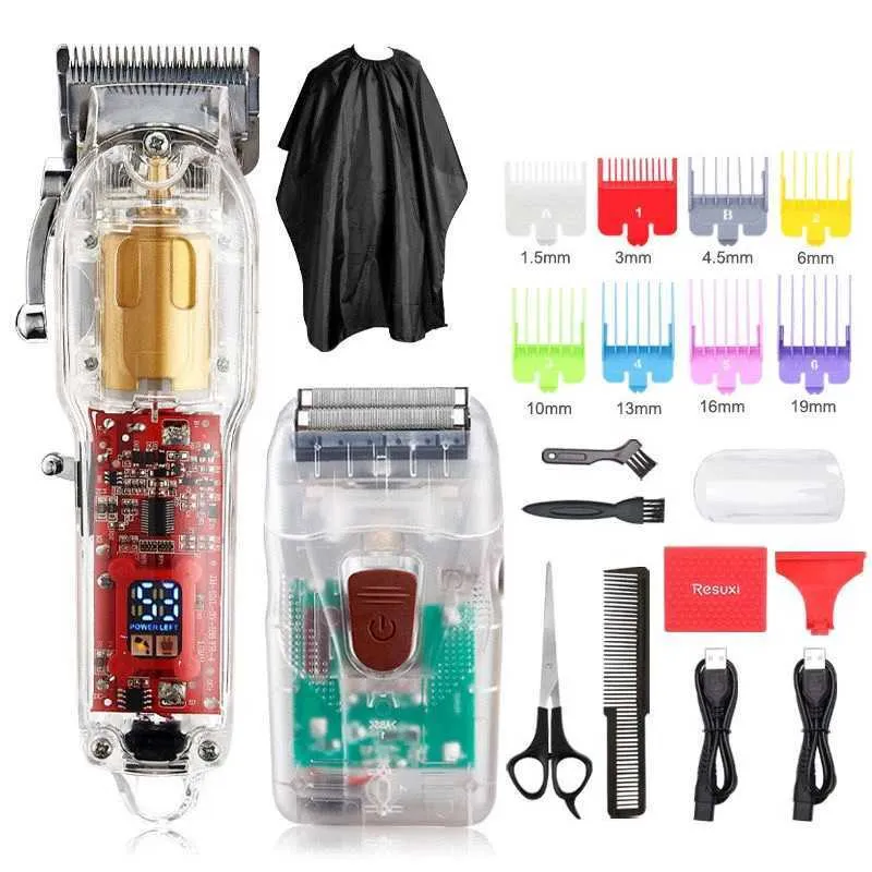 Transparent Hair Clipper T9 Hair Clipper Professional... From Enlai ...