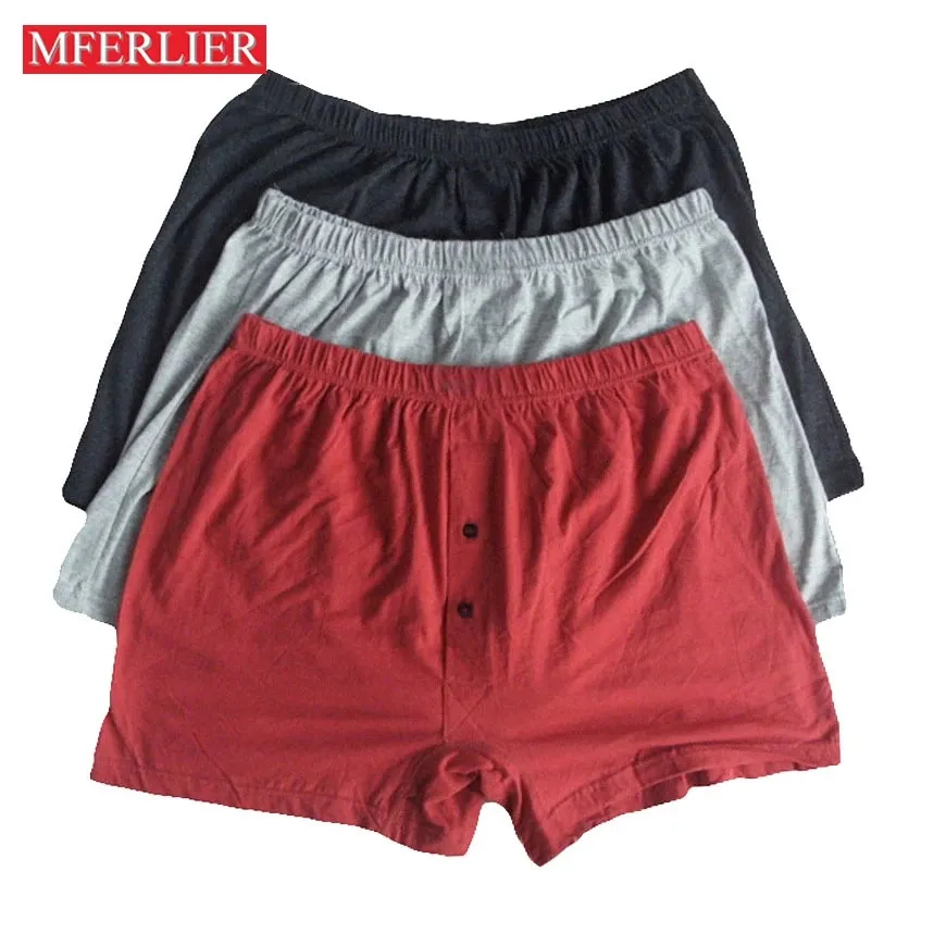Plus Size Cotton Boxer Shorts For Men: Loose Fit... From Mysticastore ...
