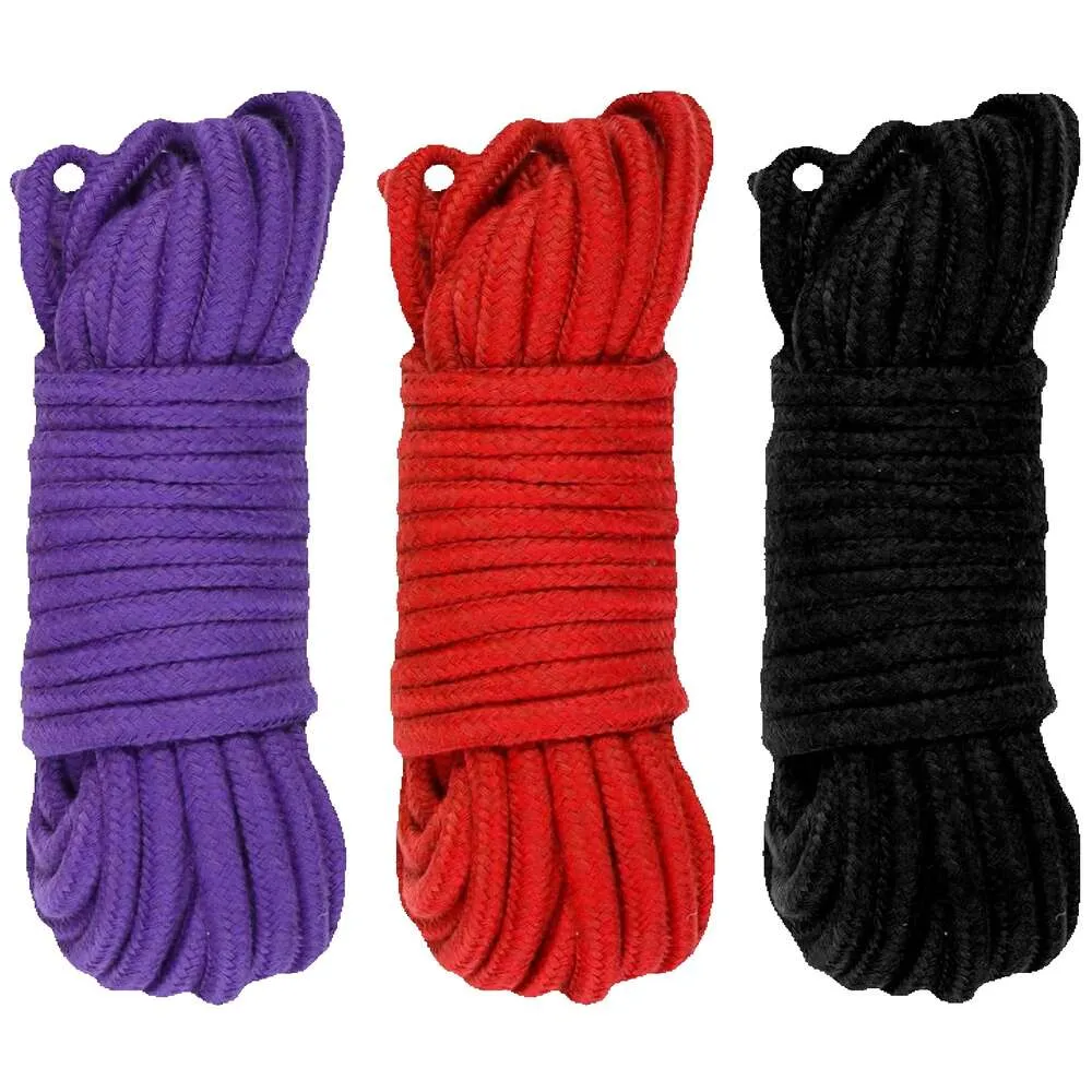 Fumwase BDSM Shibari Rope Kit Sex Bondage Rope 32 Feet 10m 7mm Soft ...