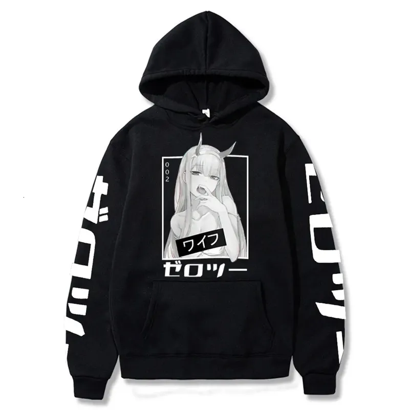 Anime Darling In The Franxx Zero Two Hoodies Men... From Charm_clothes ...