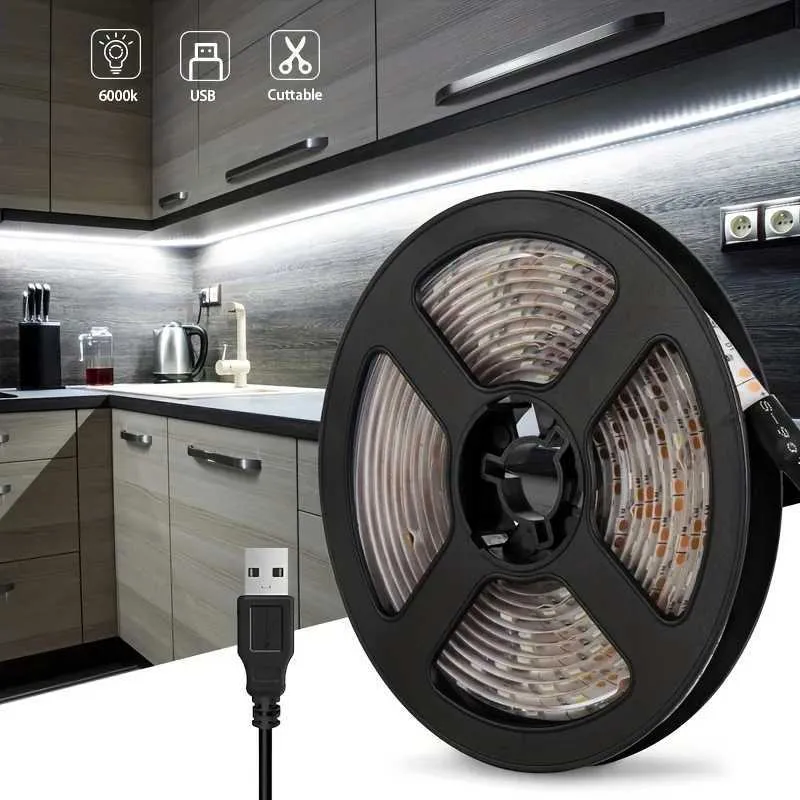 USB LED Light Strip, 5V LED Light Strips For TV Backlight Flexible Tape Lights For Home, Gaming ...