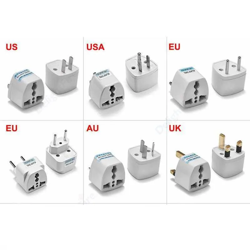 Universal Eu Plug Types For Travel EU To USA, UK To Spain, France ...