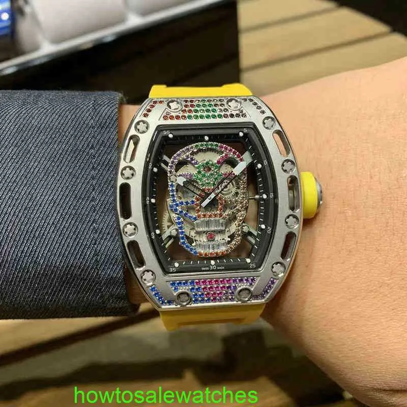 RM Ergonomic Complex Ladies Wristwatch RM052 Precise Steel Alloy Case ...