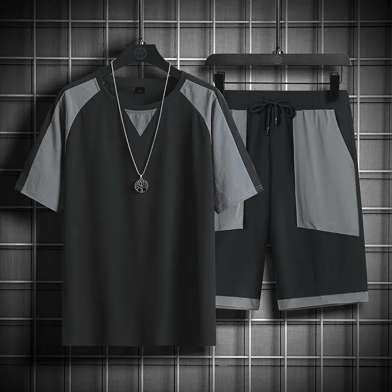 Men's Summer Casual Tracksuit Set: Hip-Hop Street Style Sweatshirt ...