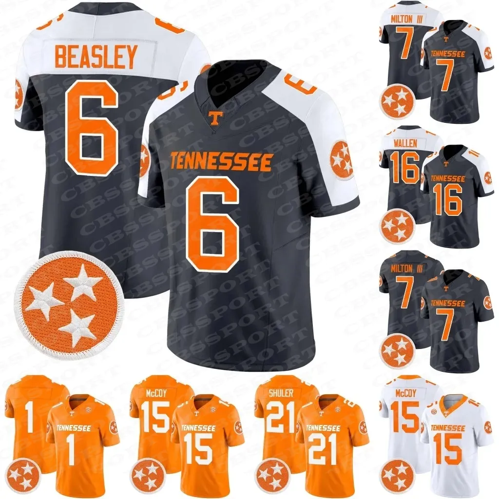 Custom Tennessee Volunteers 2024 Football Jerseys DRELING, BURKE, TEARS ...