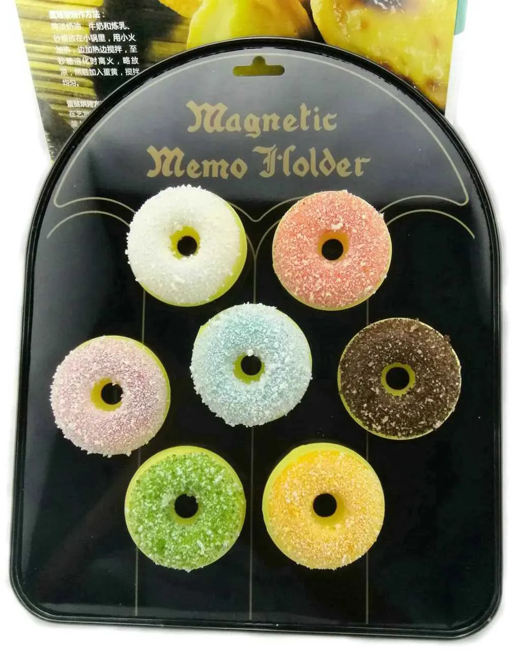 2 Sweet Donut Fridge Magnets - Cute Food Simulation, Home Decor & Fun ...