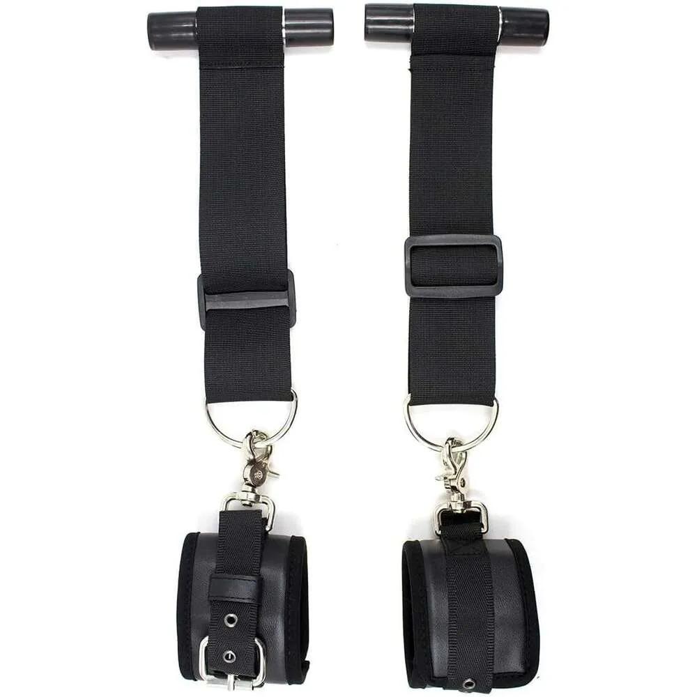 Plush Leather Door Jambs Toe And Wrist Cuffs For BDSM Restraint Ideal ...