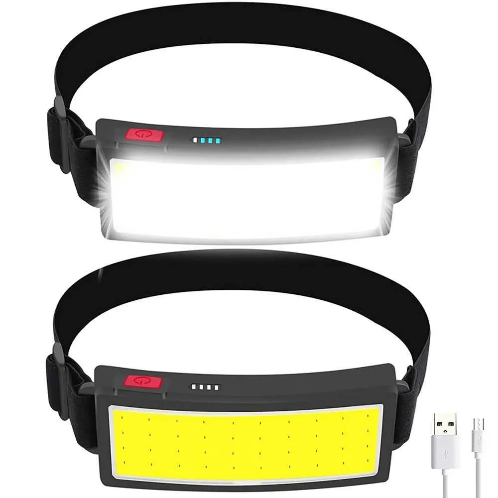 Best Seller Rechargeable LED Headlight: Portable COB Headlamp for ...