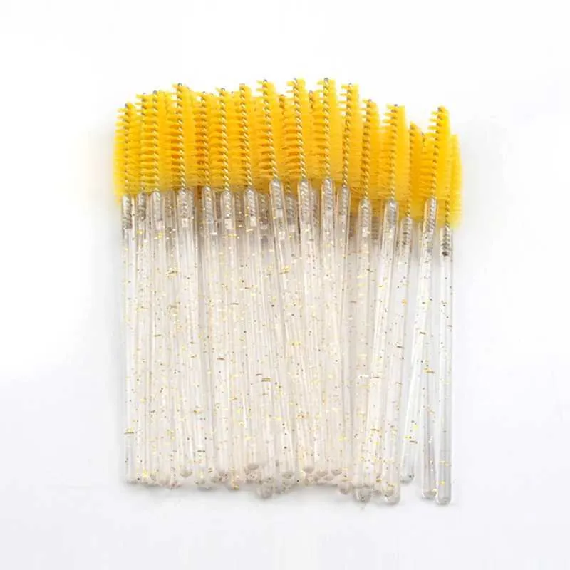 Disposable Eyelash Brushes: 5/25/Mascara Wands Applicator Spoolers for ...
