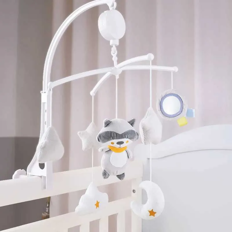 Baby Crib Mobile - Musical Mobile with Rattles & Projector, Educational ...