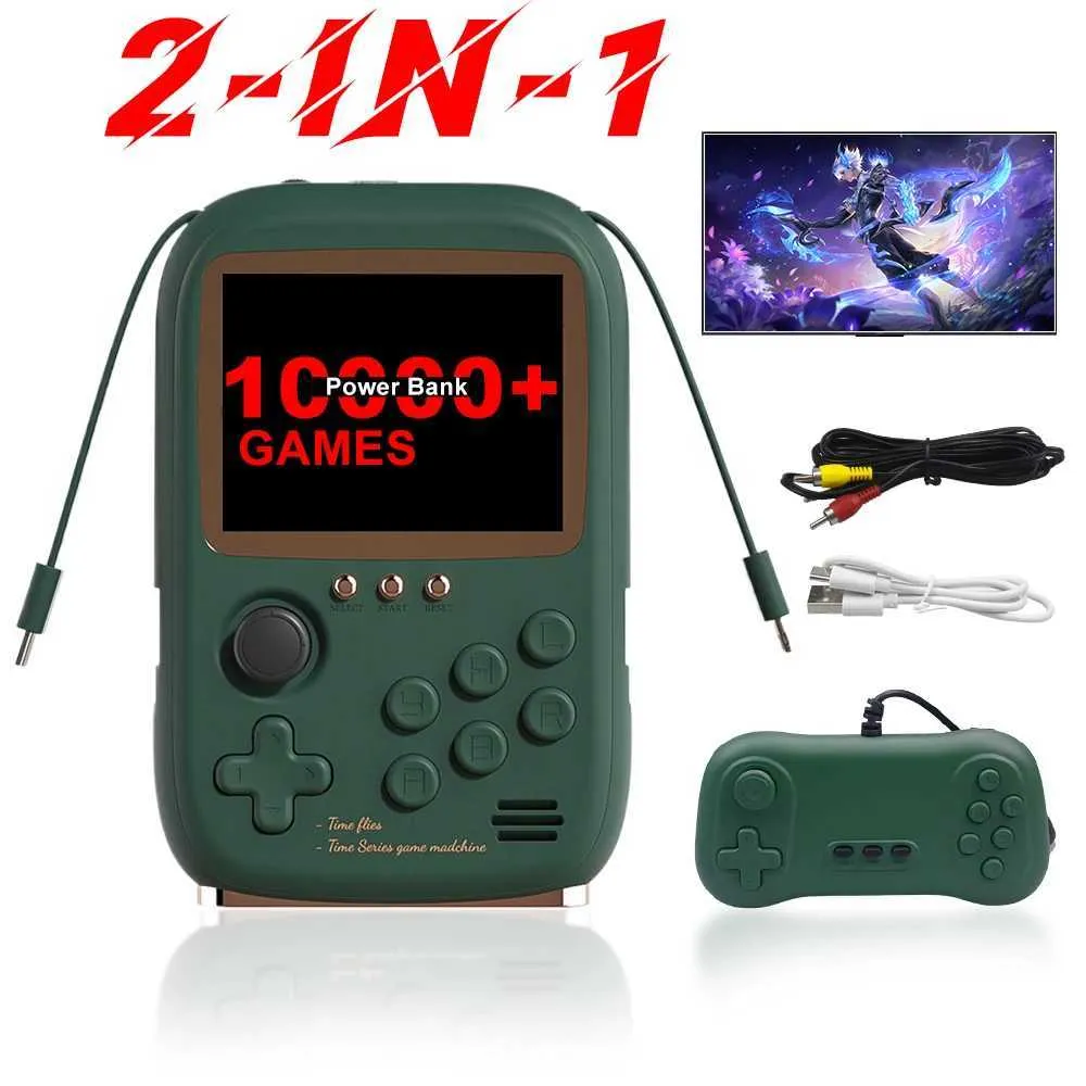 Video Game Console DY19 Power Bank Game Console 2IN1 Retro Game Machine ...