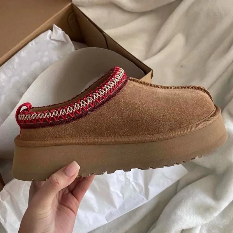 Tazz Chestnut Sandy Fur Outdoor Travel Slippers: 2024 Classic Suede ...