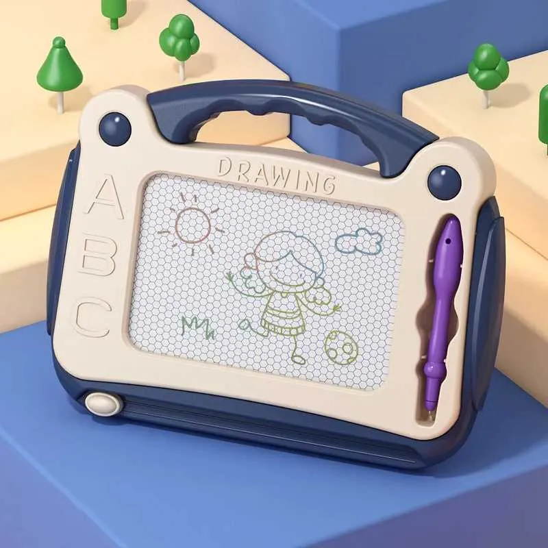 Mini Magnetic Drawing Board: Portable Kids Doodle Pad, Color Graffiti ...