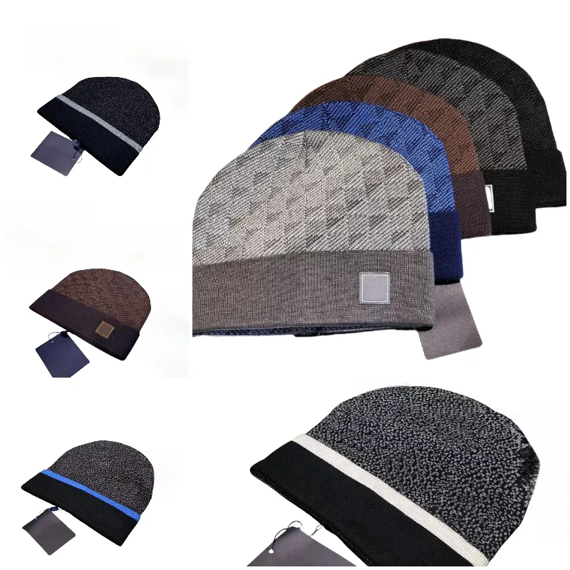 Designer Knitted Beanie Hat For Men And Women Fashionable Autumn/Winter ...