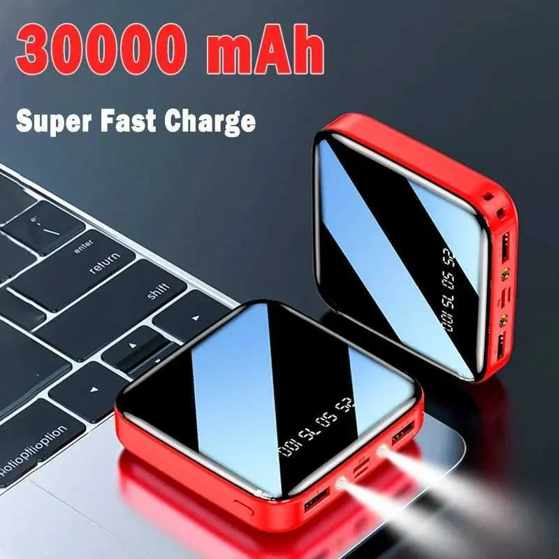 Mini 30000mAh Power Bank: Super Fast Portable Charger with Digital ...