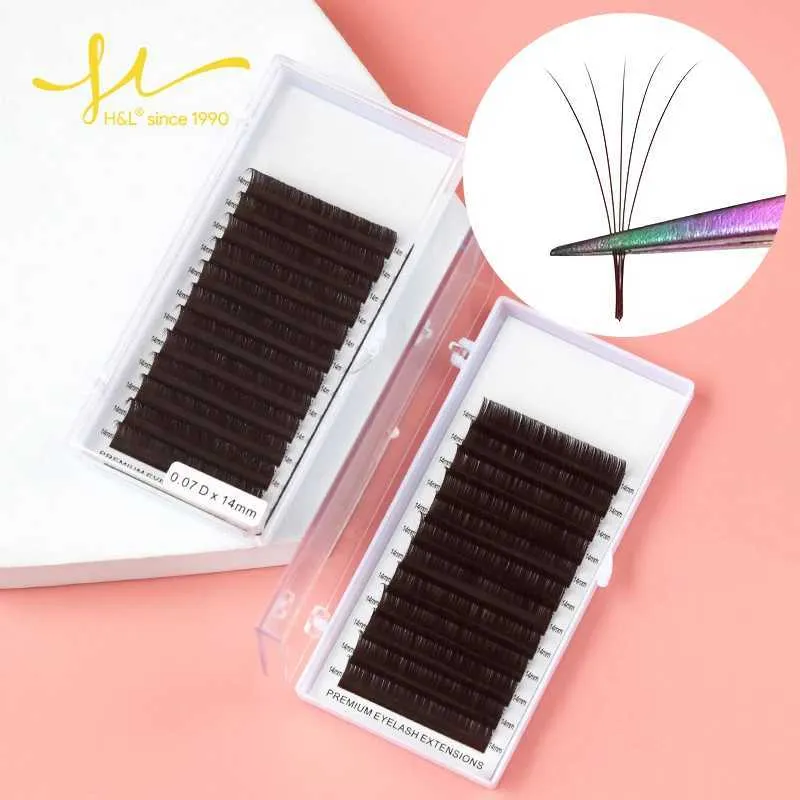Dark Brown Individual False Eyelashes - 12 Rows for Natural Lash ...
