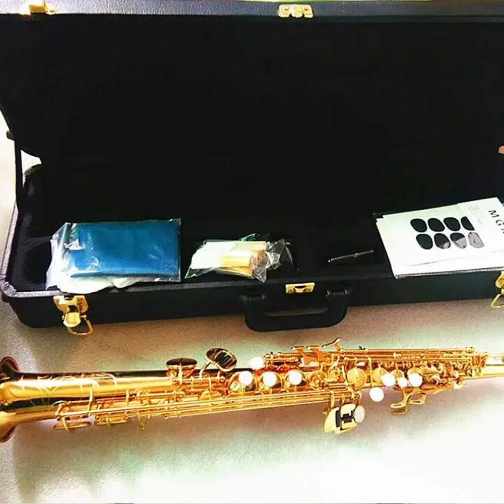 Bb Flat Soprano Saxophone With Hard Case | Professional Quality Musical ...