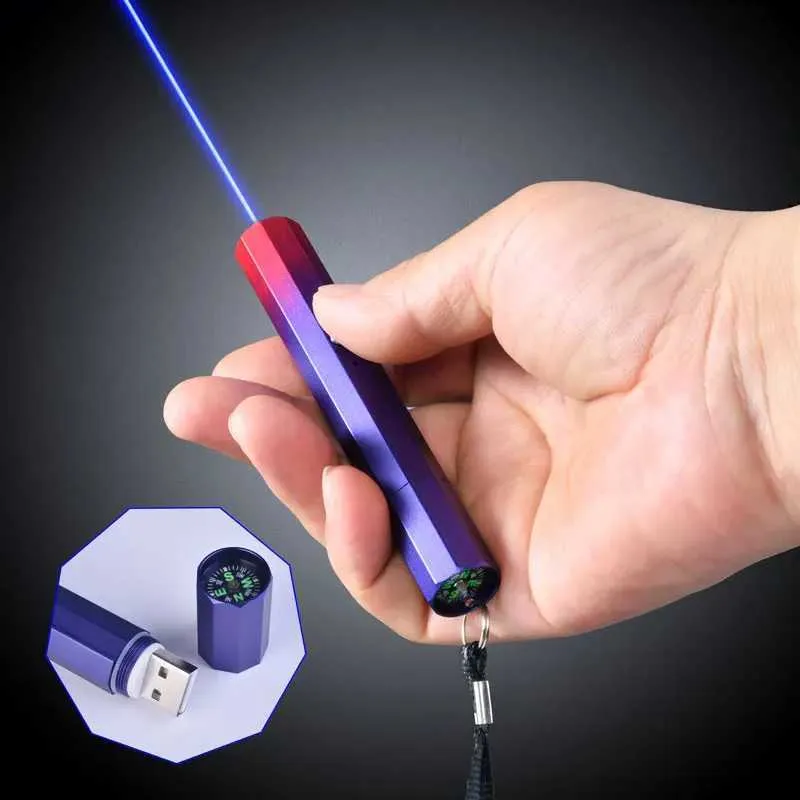 USB Rechargeable a laser pointer Pen with Built-in...