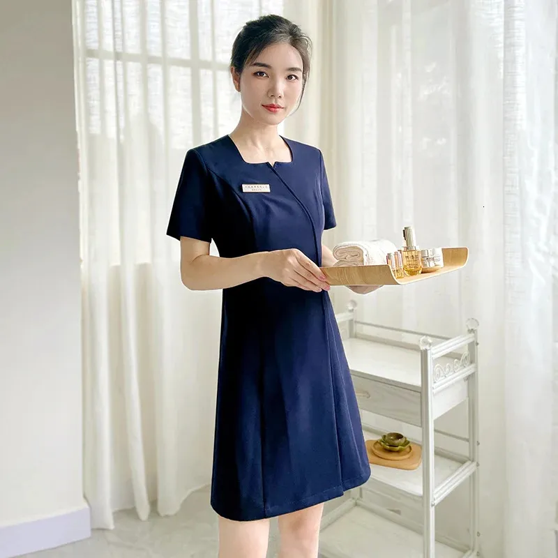 Spa & Salon Short Sleeve Dress - Premium Quality, Comfortable Work ...