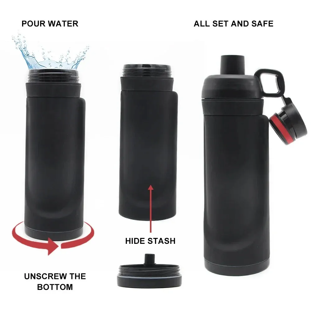 Secret Stash Cup with Hidden Compartment & Mobile Pocket - Discreet ...