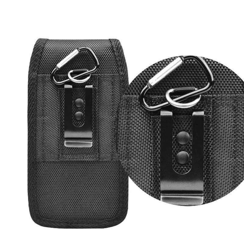 Multi Functional Vertical Nylon Phone Pouch With Belt Clip, Holster ...