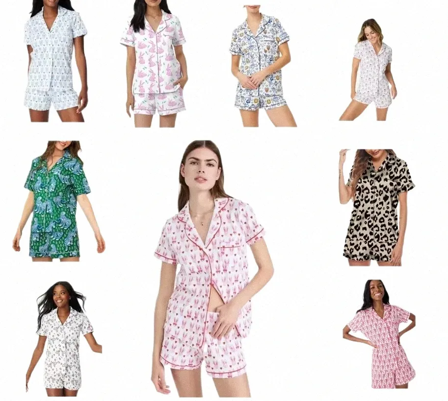 Cute Roller Rabbit Pajama Set For Women Y2K Mkey Fruit Pattern, Tiger ...