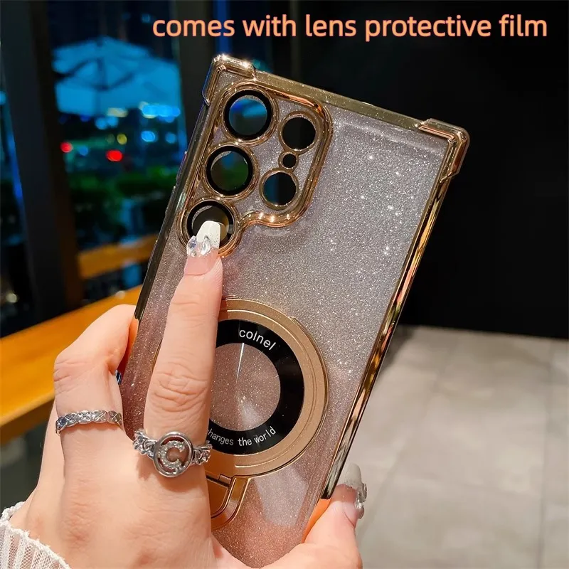 Applicable To S24Ultra Mobile Phone Case Airbag Anti Fall Space Shell ...
