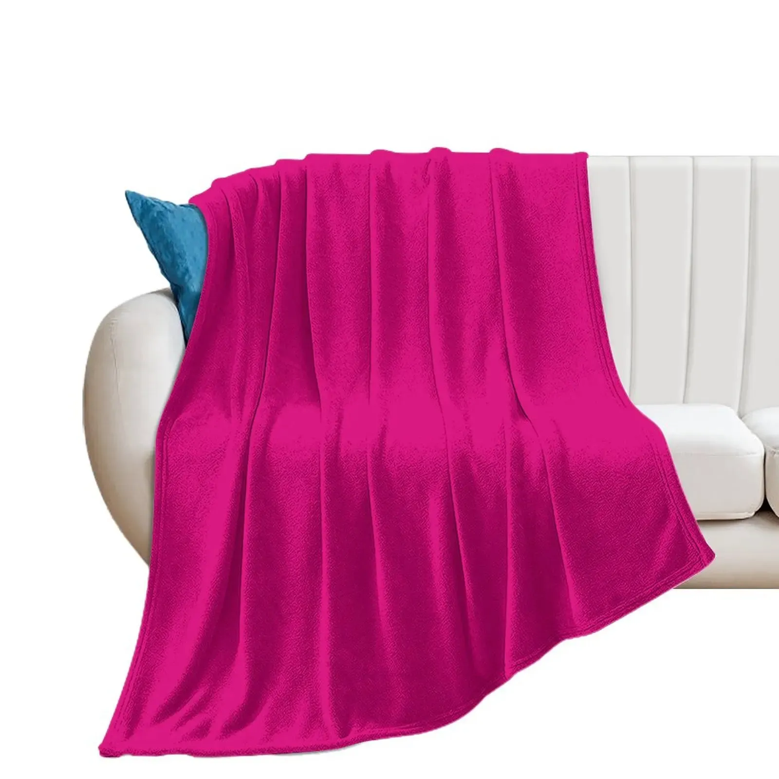 Fuchsia Throw Blanket - Soft & Stylish Sofa Cover, Heavy Duty Bed ...