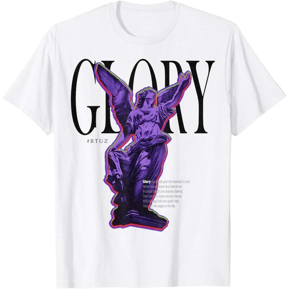 T Shirt For Mens Glory Plaster Statue Modern Hip Hop Angel Vintage ...