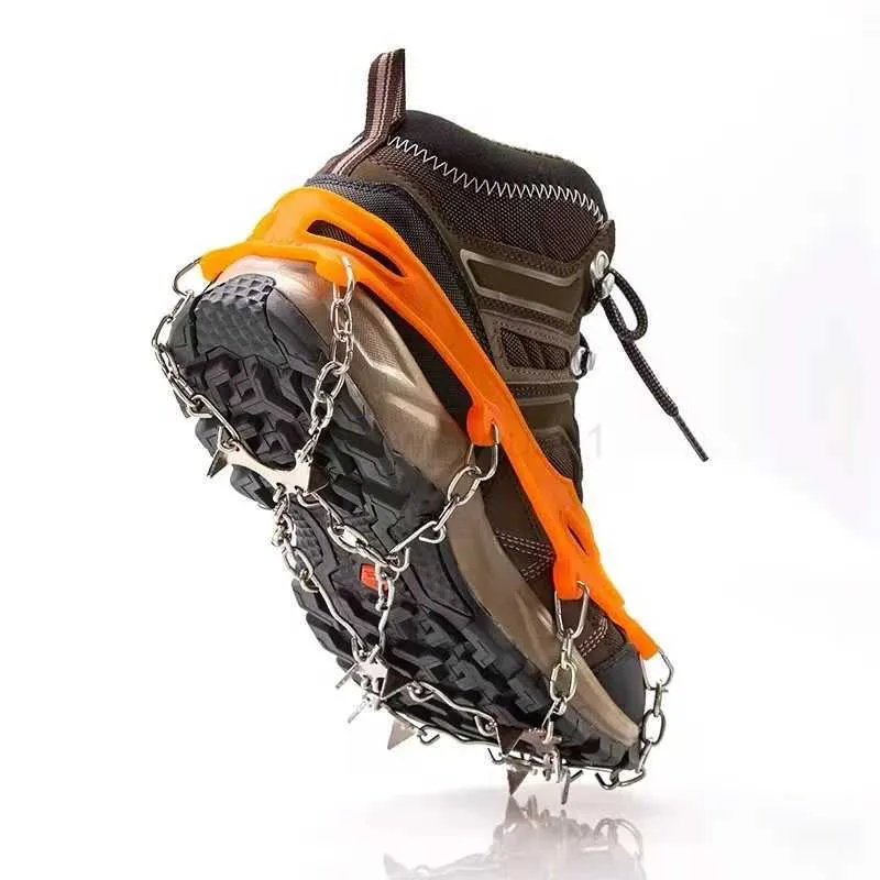 18-Teeth Ice Grips - Winter Traction Cleats for Boots & Shoes - Anti ...