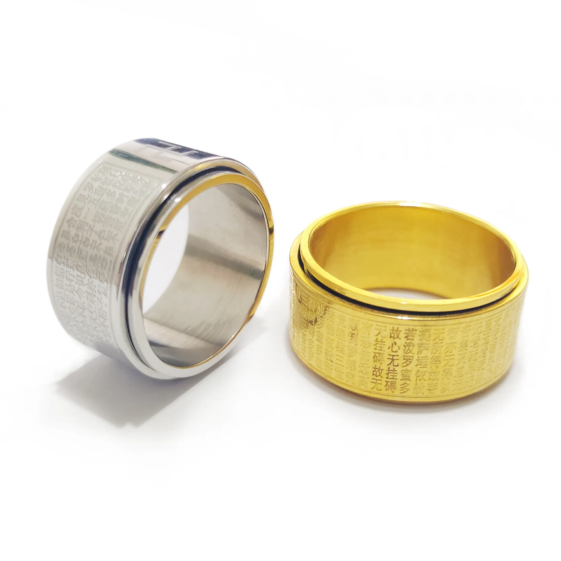Retro Titanium Steel Meridian Ring For Men Simple... From Dcaccessory ...