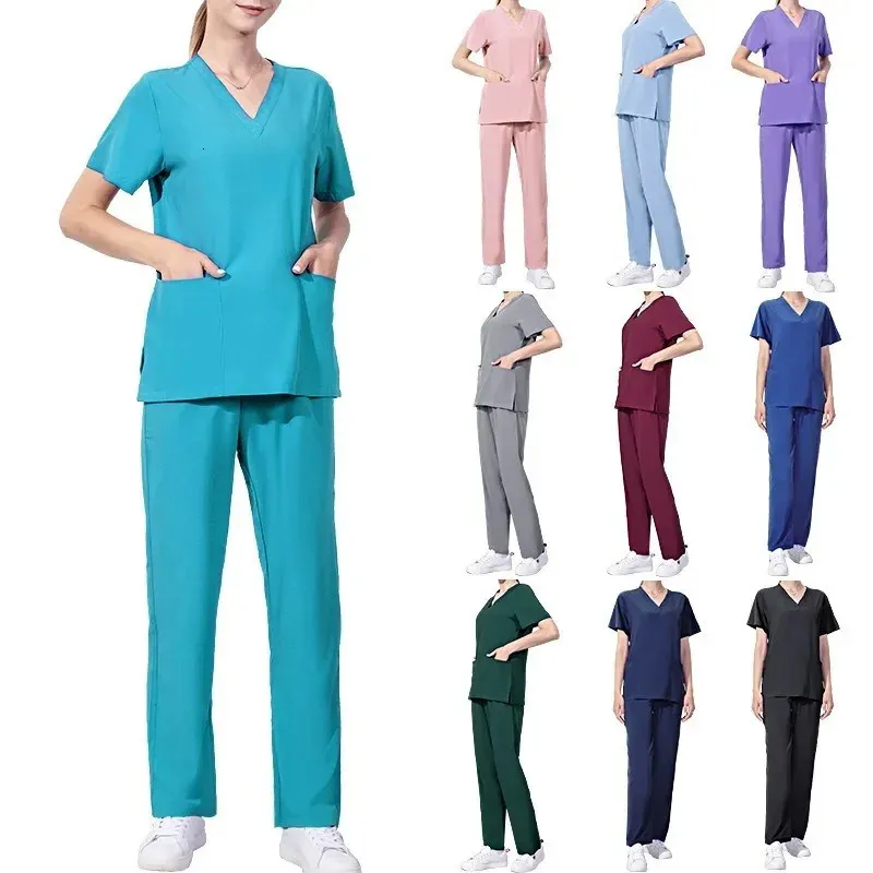 Thin Spring and Summer Work Clothes Suit for Beauty Salon, Oral Dentist ...