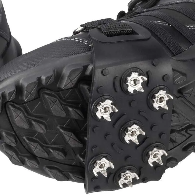 Ice Grips for Shoes & Boots - Anti-Slip Ice Cleats for Winter Walking ...