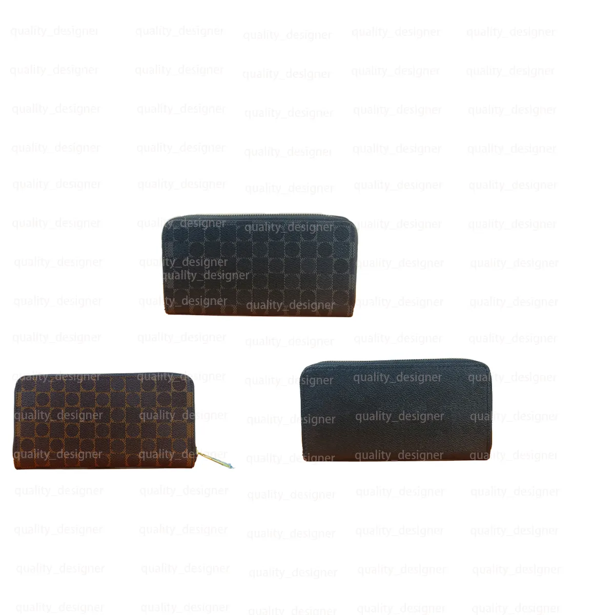 Designer Floral Zipper Wallet High Quality Leather For Men And Women ...