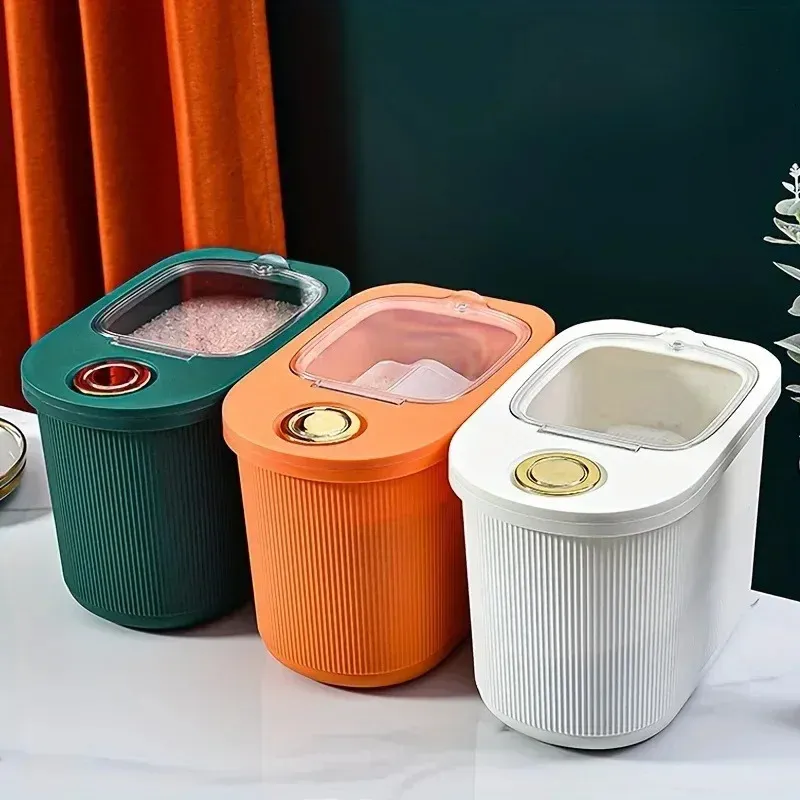 Dog Food Storage Container, Ceramic Food Containers With Lids Large ...