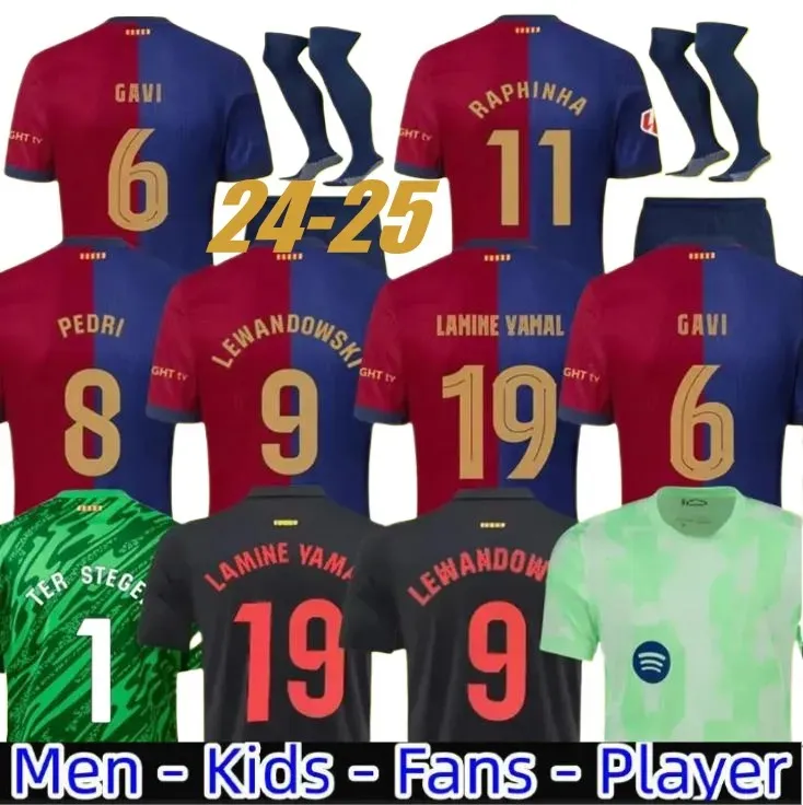 2025 Soccer Jersey: Lewandowski, Kessie, Gavi, Raphinha, Ferran ...