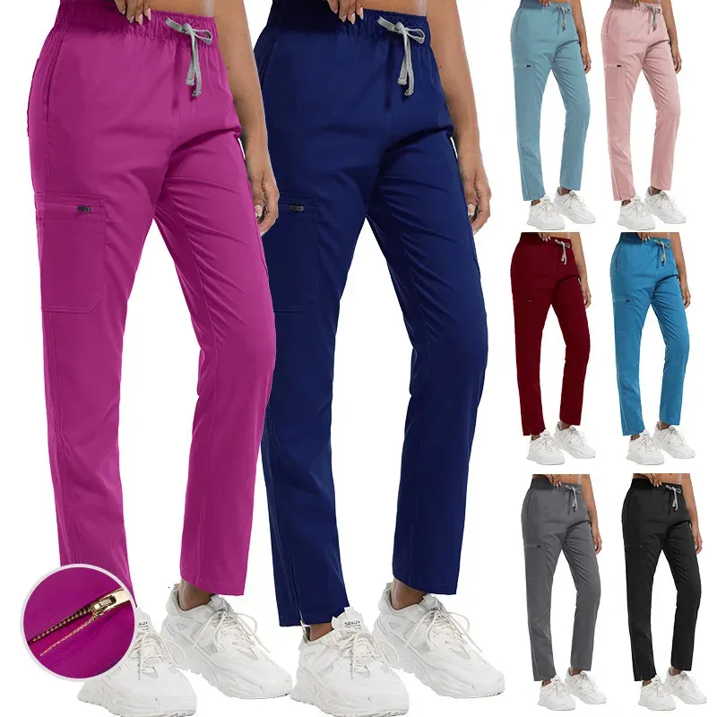 Zipper Straight Unisex Jogger Pants: Dentist, Beauty Salon, Nursing ...