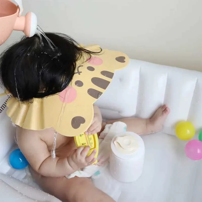 Adjustable Baby Bath Visor: Gentle Shampoo Shield for Newborns ...