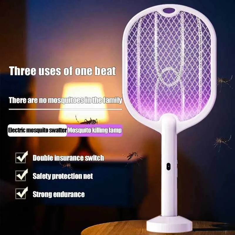 DHgate.com:3-in-1 Electric Mosquito Swatter: 3000V Zapper, Type-C ...