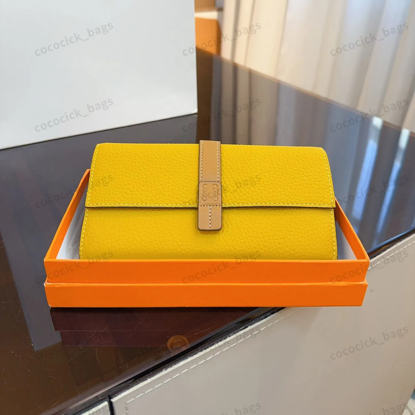 Premium Lychee Grain Leather Women's Multi-Card Wallet - Stylish Long ...