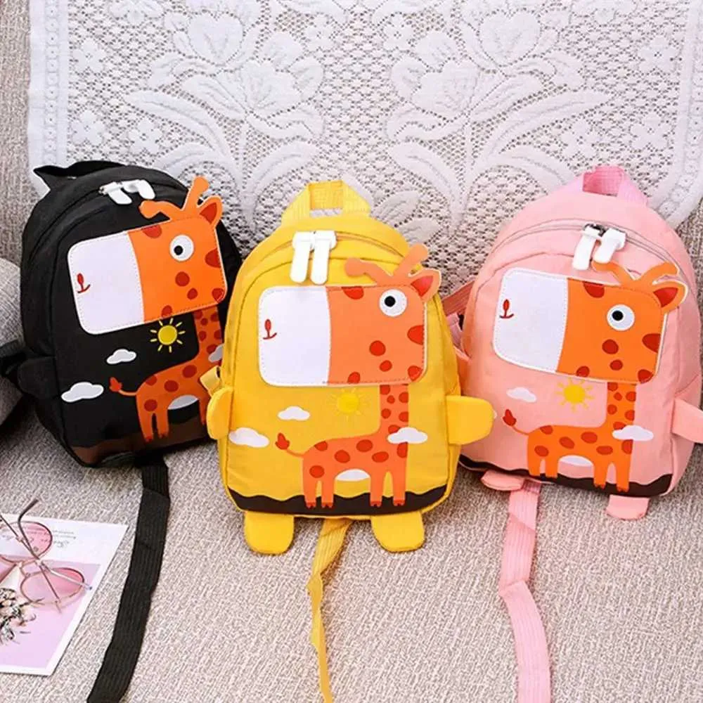 Cartoon Giraffe Anti-Lost Toddler Backpack with Safety Harness ...