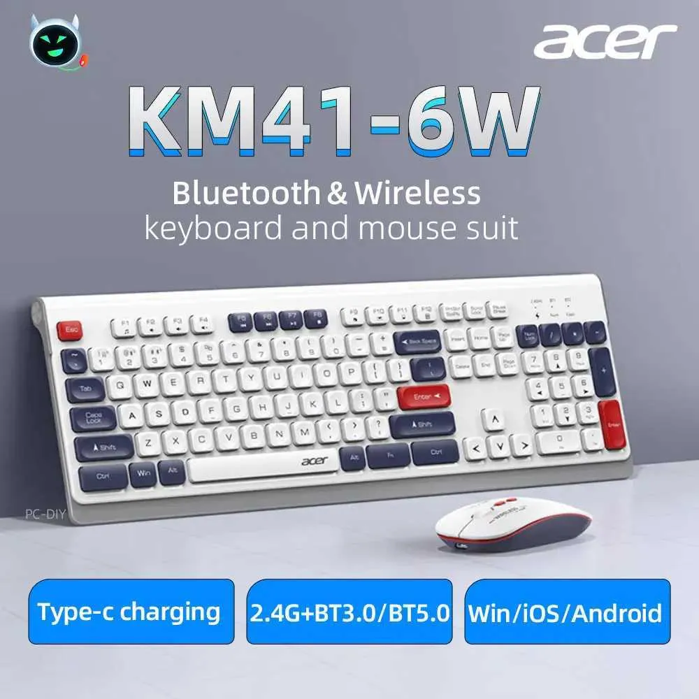 Bluetooth Dual Mode Kmart Keyboard And Mouse Set With Type C Charging ...