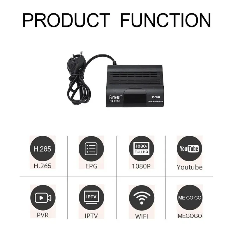 HD 1080P Digital TV Tuner - H.265 DVBT2 Receiver - Shop Now! from ...